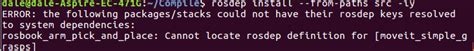 Ros Kinetic Error Packages Could Not Have Their Rosdep Keys Resolved