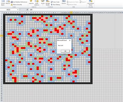 Minesweeper Excel By Excelgames