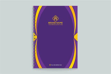 Colorful Notebook Cover Design 26325842 Vector Art At Vecteezy