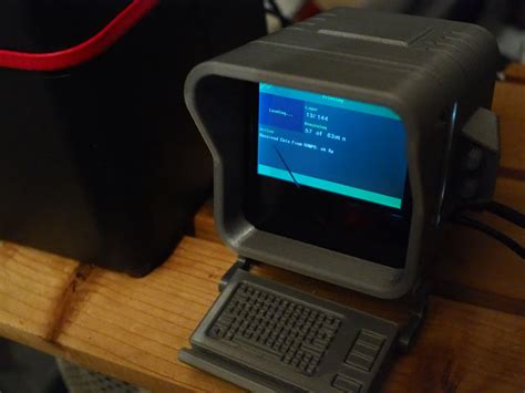 3d printable fallout 4 wall mounted terminal replica by power up props