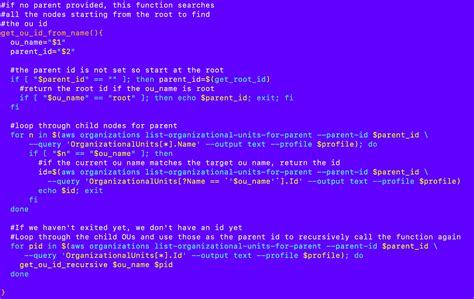A Recursive Function To Obtain Organizational Unit Ids By Teri