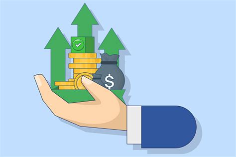 배당금 개념 재무 관리 투자 수익률 소득 성장 화살표 소득 또는 이익 증가 예산 계획 퇴직 저축 계좌 자금 조달 벡터 일러스트 레이 션 개발에 대한 스톡 벡터 아트 및 기타