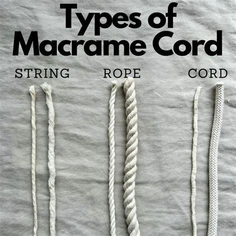 How To Choose Macrame Cord Macrame Cord Macrame Macrame Patterns Tutorials