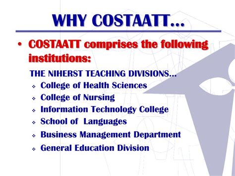 Ppt Costaatt Powerpoint Presentation Free Download Id6734679