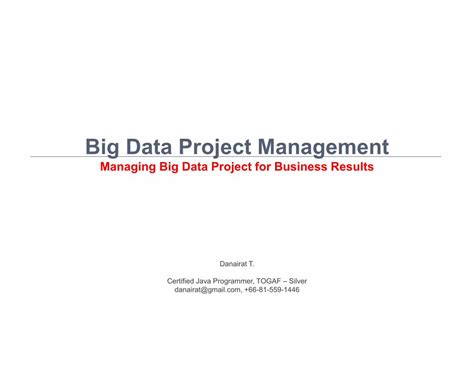 Pdf Big Data Maturity Model And Governance Dokumen Tips