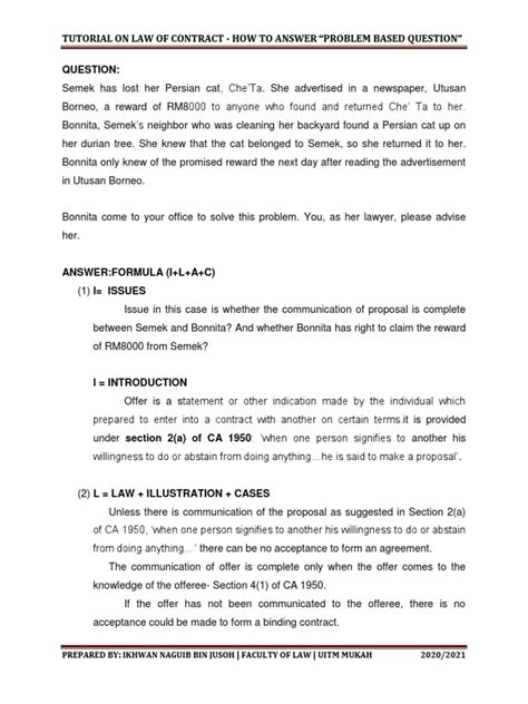 How To Answer Problem Based Question Latest Pdf Offer And