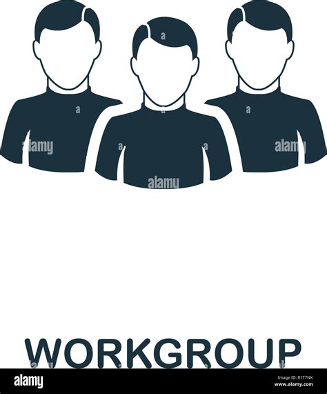 Workgroup Icon Premium Style Design From Teamwork Collection Ux And Ui Pixel Perfect