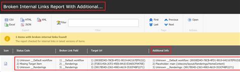 Sitecore Powershell Extensions Playing Around With Broken Links Report Walking On Clouds