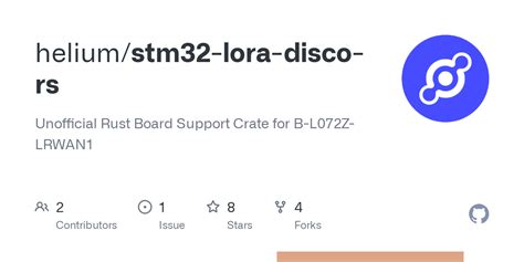 Github Heliumstm32 Lora Disco Rs Unofficial Rust Board Support Crate For B L072z Lrwan1