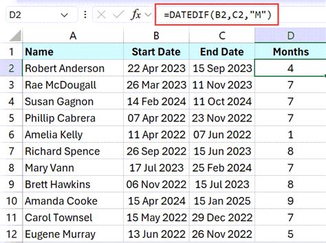 Convert Days To Months In Excel 2 Easy Formulas