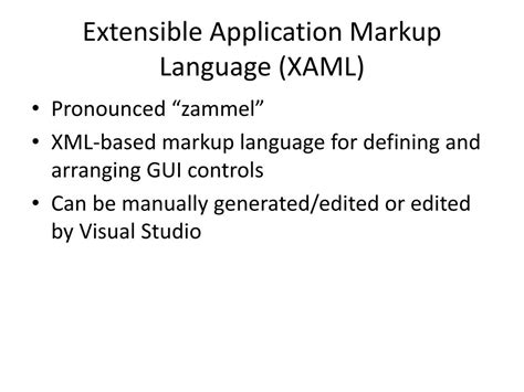 Ppt Introduction To Windows Presentation Foundation Wpf Powerpoint Presentation Id1637297