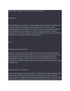 Hamlet Play Analysis Characters Plot Genre