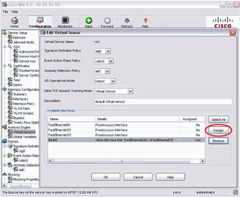 IPS 6 X And Later IDSM2 Inline Interface Pairs Mode Using IDM Configuration Example Cisco