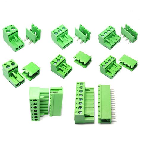 High Quality 3 5 3 8 5 0mm Pitch Pluggable Terminal Connector Electric Wire Protector Terminal