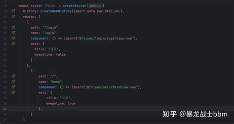 Vitevue动态路由实现 知乎