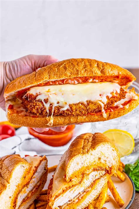 Chicken Parmesan Sandwiches Tornadough Alli