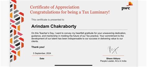 pwcproud arindam chakraborty