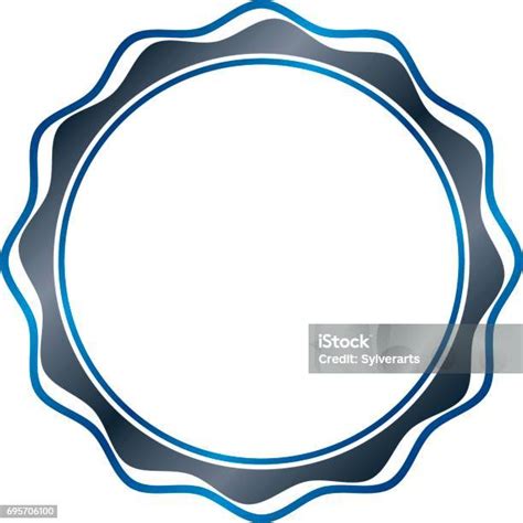 럭셔리 라운드 올라가며 줄무늬와 곡선으로 만든 클래식 전 령 빈 원형 모양 복사 공간 빈 프레임 레트로 스타일 레이블 장식