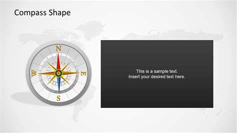 Compass Shapes For Powerpoint Slidemodel