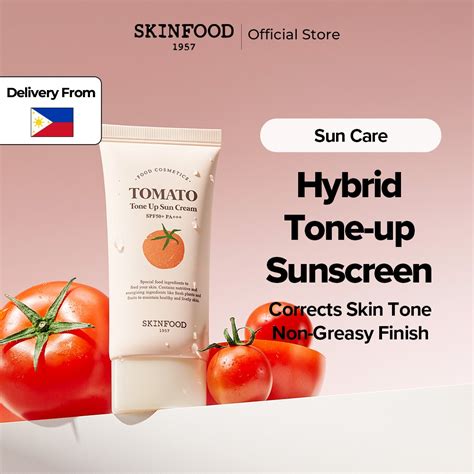 Skinfood Official Tomato Tone Up Hybrid Sunscreen 50ml Spf50 Pa