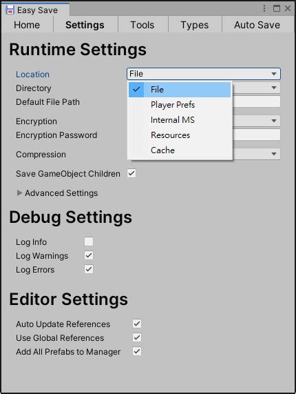 Unity Easy Save 教學