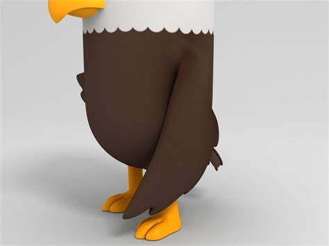조작 된 독수리 캐릭터 3d 모델 14 Obj Max Fbx Free3d