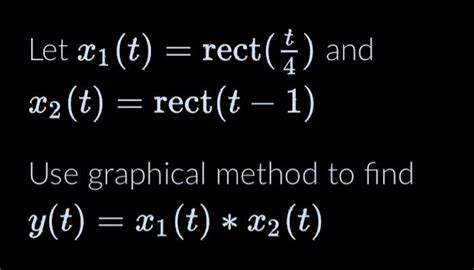 Solved Let X1trect4t And X2trectt−1 Use Graphical