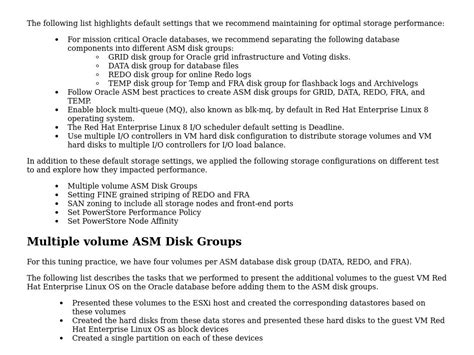 Storage Best Practices Design Guide—modernize Your Oracle Database