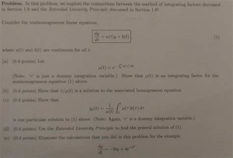 Solved Problem In This Problem We Explore The Connections