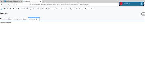 Patient Finder Function Error Support Openemr Community