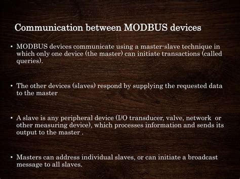 Modbus Introduction Pptx