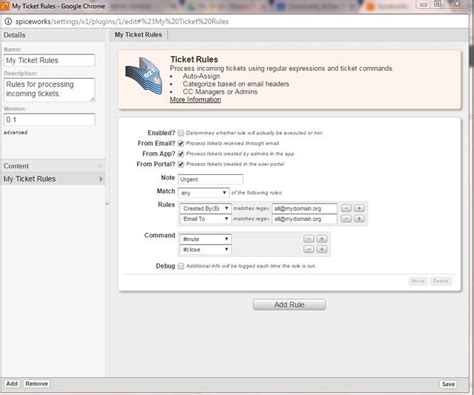 Editing Ticket Rules Spiceworks Support Spiceworks Community