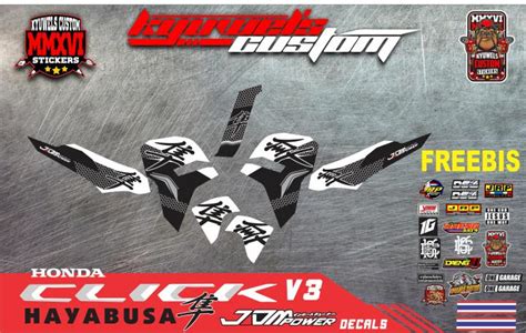Honda Click V3 Hayabusa Decals Lazada Ph