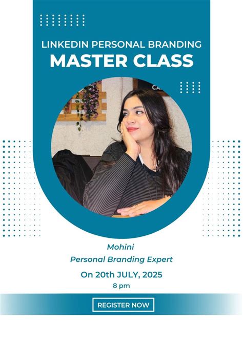 Overcoming Linkedin Struggles With A Personal Branding Workshop Mohini Goyal Posted On The