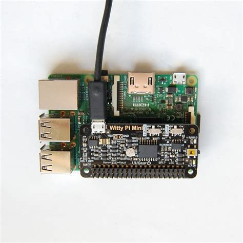 Witty Pi Mini Rtc Power Management For Raspberry Pi Uugear
