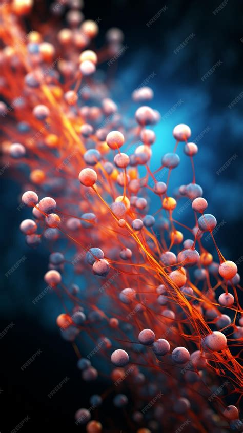 Premium Ai Image A Complex Biological Gene Structure Visualized Through 3d Rendering With