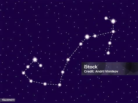 전갈 자리 별자리 별이 빛나는 밤 하늘입니다 조디악 기호입니다 별과 은하의 클러스터 깊은 공간 벡터 일러스트레이션 0명에 대한 스톡 벡터 아트 및 기타 이미지 Istock