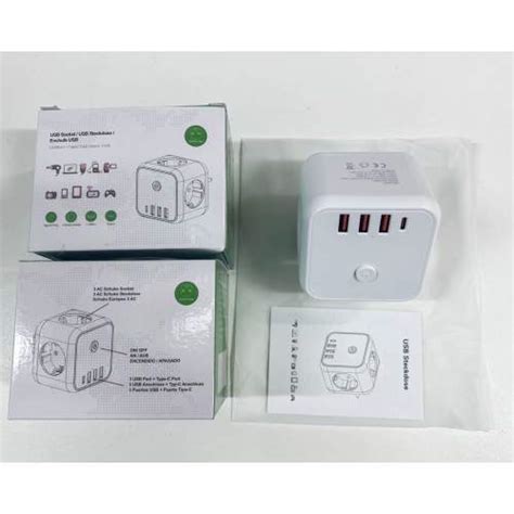 Тройник электрический для розетки с USB и Type-C оптом купить из Китая ...