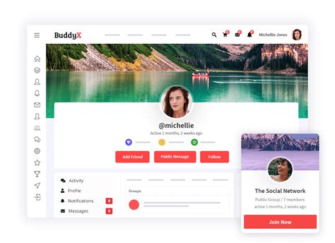 Buddyx Free Buddypress Theme Buddyboss Platform Theme