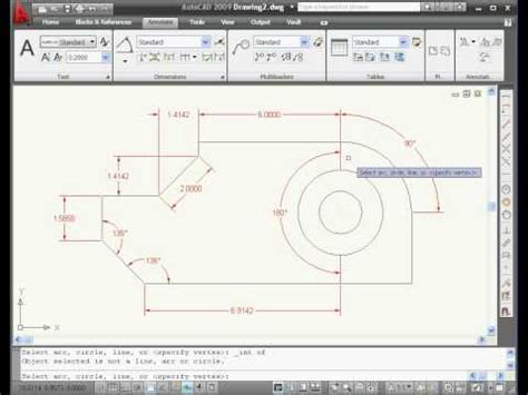 AutoCAD Tutorial Dimensions YouTube