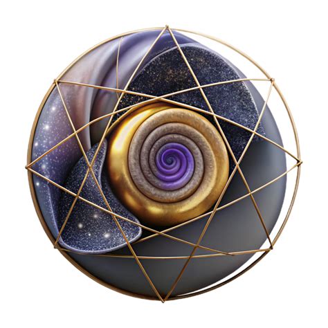 Magnificent Artistic Fibonacci Sequence Visualization With Dots Cutout