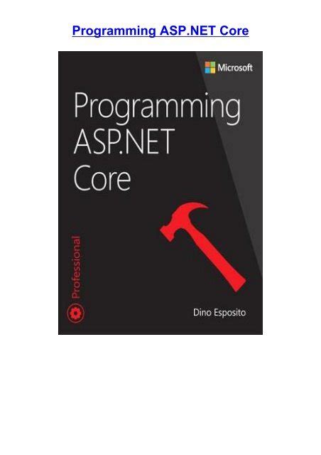Get Pdf Programming Aspnet Core By Dino Esposito Txt