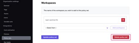 Upload Your Sentinel Policy Set To Terraform Cloud Terraform Hashicorp Developer