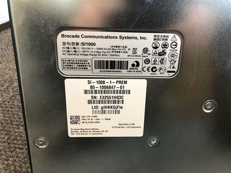 Brocade Si 1216 4 Prem Serveriron Adx 1000 Load Balancer Tested Ebay