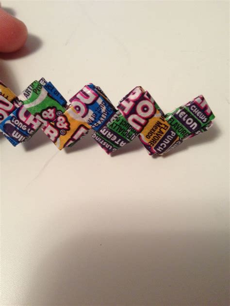 Candy Wrapper Chain 8 Steps Instructables