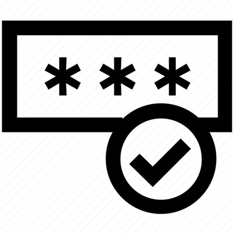 Check Locked Password Password Check Password Correct Icon
