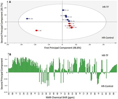 Score Plot Of Principal Component Analysis Pca Obtained From All 1 H
