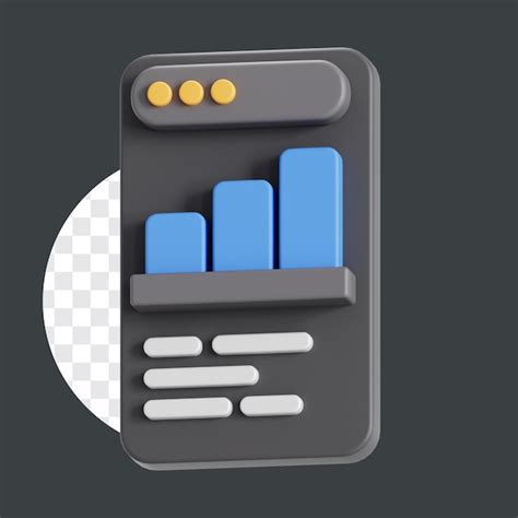 Premium Psd Virtual Data Infographics With Bar Chart