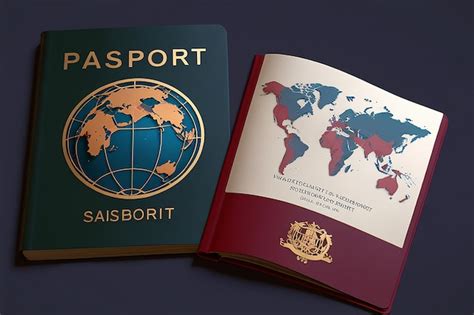 3d Global Passport Premium Ai Generated Image