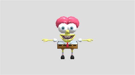 Spongebob Exposed Brain Download Free 3d Model By Samrahimi2013 [59680c5] Sketchfab